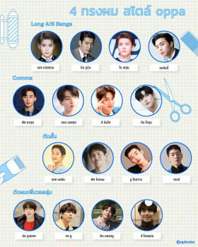 4 ทรงผม สไตล์ OPPA | Optiwise